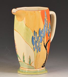 Clarice Cliff WINDBELLS ATHENS JUG C.1933